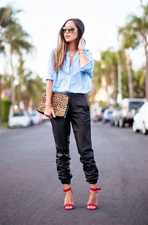 How To Wear Track Pants With Sneakers At Anna Crace Blog