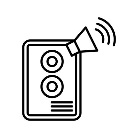 Speaker Vector Icon 14653984 Vector Art At Vecteezy