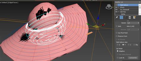 Conform Spline Line Over A Model 3dsmax — Polycount