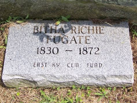 Tabitha “bithie” Ritchie Fugate 1830 1872 Memorial Find A Grave