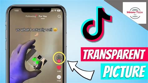 Transparent Profile Picture On TikTok Trick For Ios Android Users