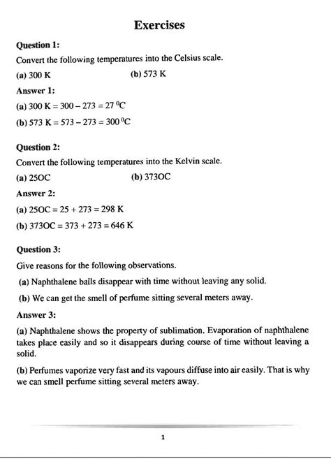 SOLUTION 9 Th Class Science Chapter 1 Notes Studypool