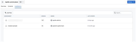 Managing Modules • Overview • Palantir