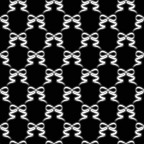 Monochrome Symmetrical Ribbon Bow Pattern 55077445 Vector Art At Vecteezy