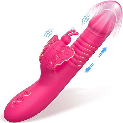 Adorable Butterfly Shape Thrusting Vibrator G Spot Vibrator With