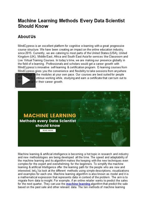 Ppt Machine Learning Methods Every Data Scientist Should Know