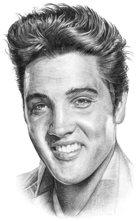 Elvis Presley Portrait Drawing