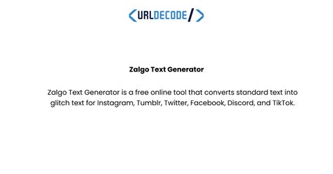 zalgo text generator create distorted and glitchy text online