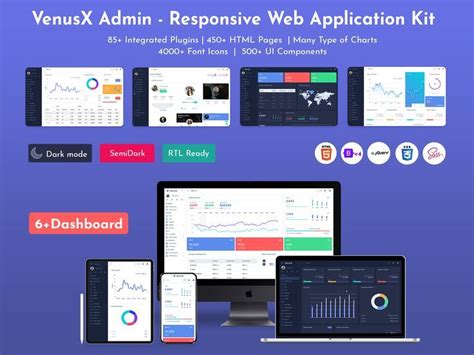 Responsive Admin Dashboard Template Artofit
