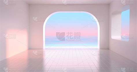 平台和几何图形的3d渲染。