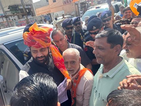 Haryana Cm Nayab Singh Saini Suddenly Visit Rohtak Met Workers And