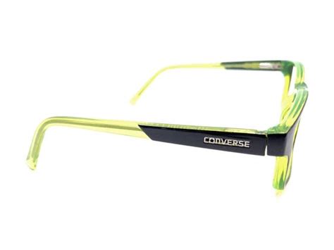 Converse Black Translucent Neon Green Eyeglasses Fram Gem