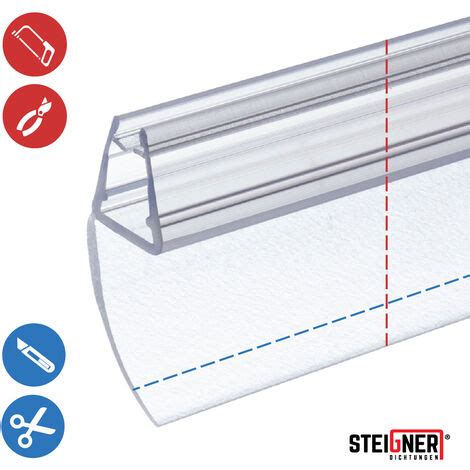 STEIGNER Joint De Douche Pour Paroi En Verre 130cm Vitre 6 7 8mm