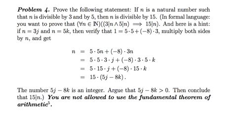 Solved Prove The Following Statement If N Is A Natural