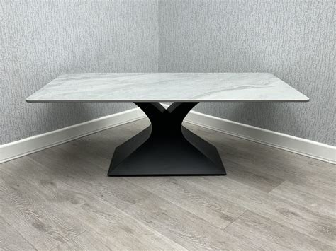 Caroline Grey Ceramic Coffee Table Asr Interiors