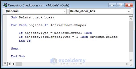 How To Remove Checkboxes From Excel 6 Methods Exceldemy