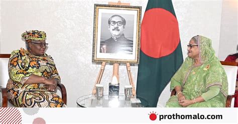 প্রধানমন্ত্রীর সঙ্গে বিশ্ব বাণিজ্য সংস্থার মহাপরিচালকের বৈঠক প্রথম আলো