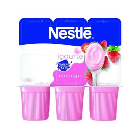 Iogurte NestlÉ Polpa De Morango 510g Nova Era
