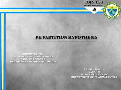 Ph Partion Hypotesis Pdf