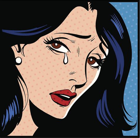 Woman Crying By Mcmillan Digital Art