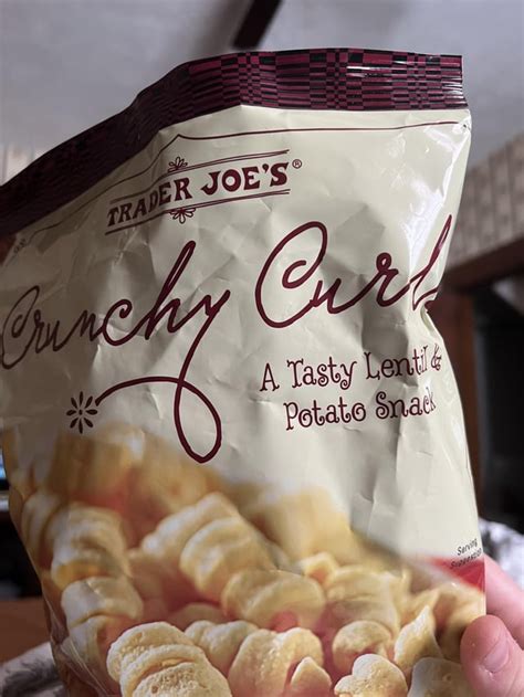 Crunchy Curls Lentil Potato Snacks R Traderjoes