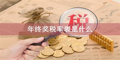 年终奖税率表是什么 会计网