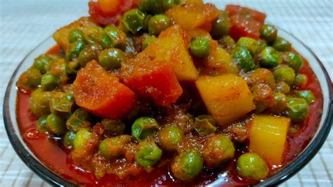 मटार बटाट्याची भाजी Matar Potato Sabji Recipe In Marathi Youtube