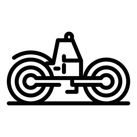 Heavy Road Roller Icon Outline Style Vector Art At Vecteezy