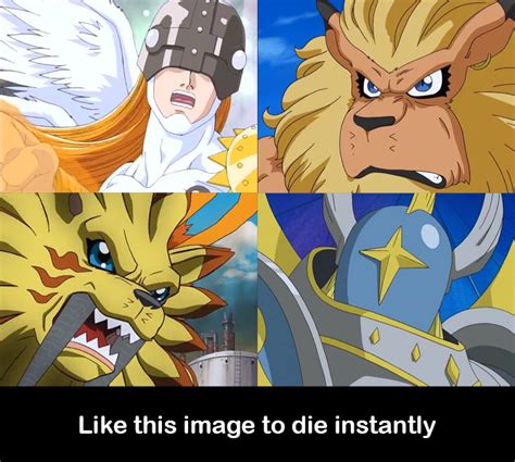 Like This Image To Die Instantly Digimon Know Your Meme