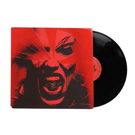 Back From The Dead Vinyl Record Album Sleeve Signed By 4 With Lzzy