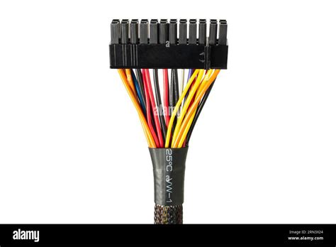 Psu Cable 20 And 4 Pin Plug For Connecting The Computer Motherboard To