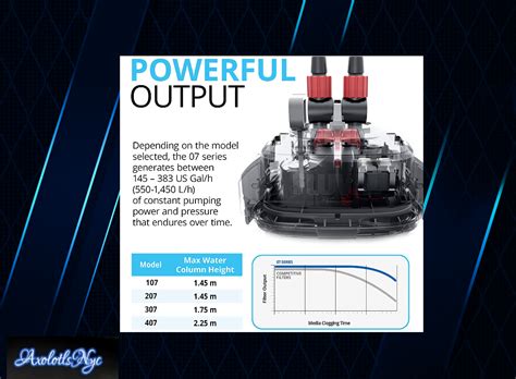 Fluval 207 Series Canister Filter Axolotls Nyc