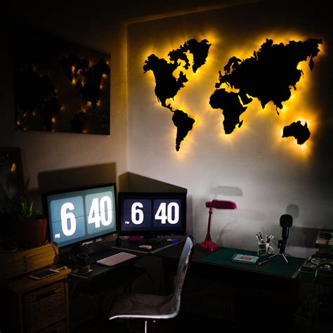 Led World Map Home Design Home Deco Led Wooden Map Led Handmade Perfect T Etsy Led World Map Home Design Home Deco Led Wooden Map Led Handmade Perfect T Etsy