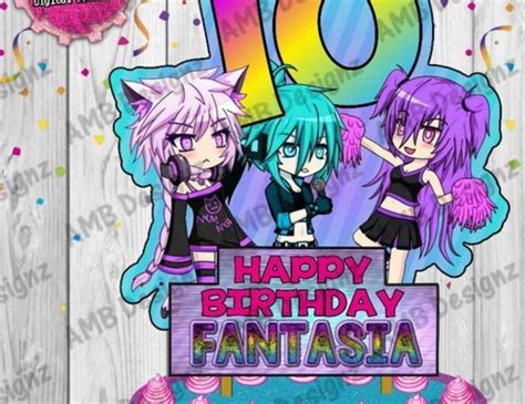Gacha Life Birthday Gacha Life Party Ideas Catch My Party