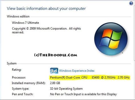 Change Your Computer S Processor Or Pentium Name Permanently