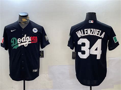 Los Angeles Dodgers 34 Toro Valenzuela Black Mexico 2024 World Series