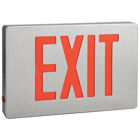 Emergency Battery Backup Led Exit Sign 6cgn0 6cgn0 Grainger