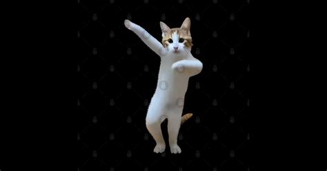 Dancing Cat Meme Meme Sticker Teepublic