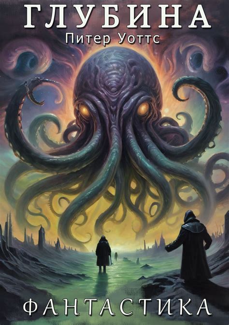 Иллюстрация Макет обложки книги "Глубина". Фантастика в