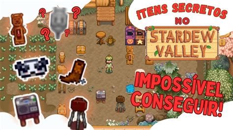 Itens SECRETOS E ESCONDIDOS No Stardew Valley YouTube
