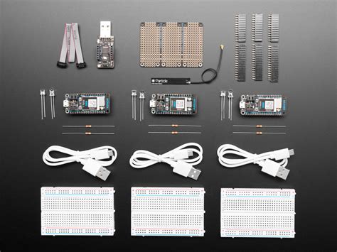 Particle Mesh WiFi Bundle Full Starter Kit ID Adafruit Industries Unique Fun DIY