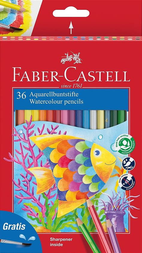 Amazon Faber Castell Design Series Aquarelle Water Color Pencils