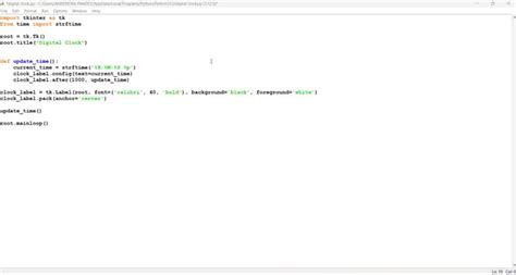 Amrendra Pandey On Linkedin Python Programming Digitalclock
