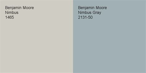 Benjamin Moore Nimbus Vs Benjamin Moore Nimbus Gray Comparison