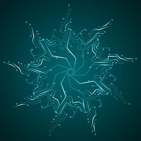 Premium Vector Circuit Board Background Abstract Technology Illustration