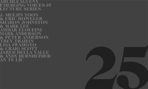 EV07 - The Architectural League of New York
