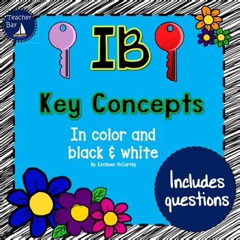 IB Key Concepts PYP By Teacher Bay TPT