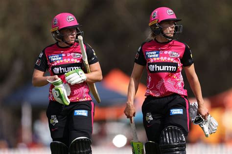 Womens Big Bash League Match 29 Sydney Sixers Women Vs Hobart