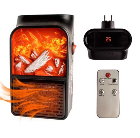 W V STECKDOSEN Heizlüfter Mini Heizung Elektroheizer Heizgerät DE EUR PicClick DE