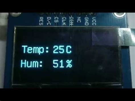 Arduino Oled Thermometer And Hygrometer With Dht For Beginners Hygrometer Arduino Simple